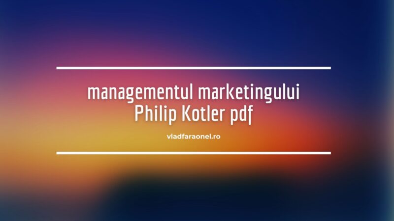Carti marketing - 42 de Cărți Marketing PDF Gratis | Vlad Faraonel